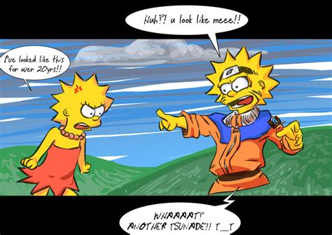 Naruto Enters Simpsons World By X Sagi X On Deviantart