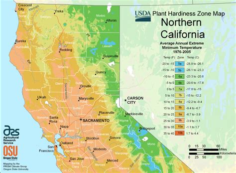 Garden Climate Regions Map