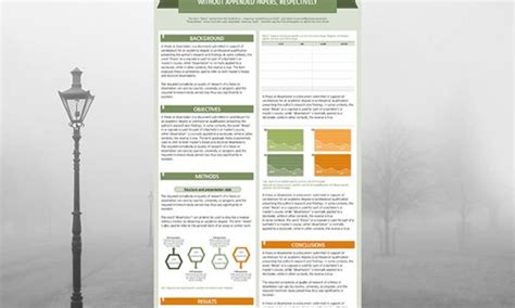 학술 논문 포스터 Ppt 양식 70x140cm 학회 논문 포스터 파워포인트 템플릿 네이버 블로그