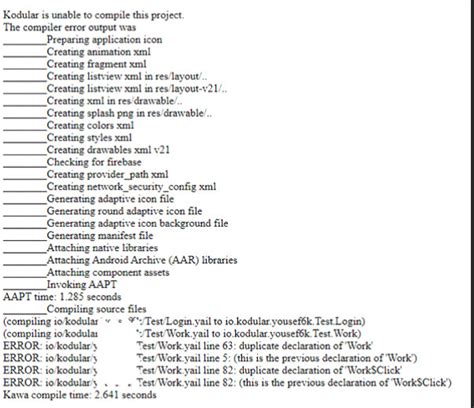 Apk Build Somehing Went Wrong Stuck At Compiling Source Files