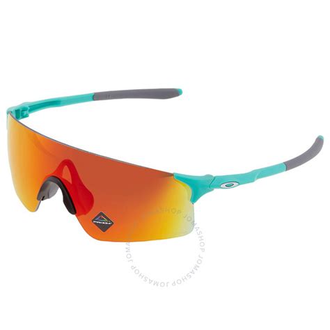 Oakley Evzero Blades Prizm Ruby Mirrored Shield Mens Sunglasses Oo9454