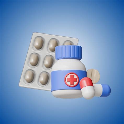 Premium Psd Medicine Capsule Drugs 3d Icon
