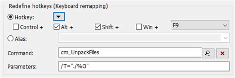 Archiving How Can I Create A Shortcut In Total Commander To Unpack