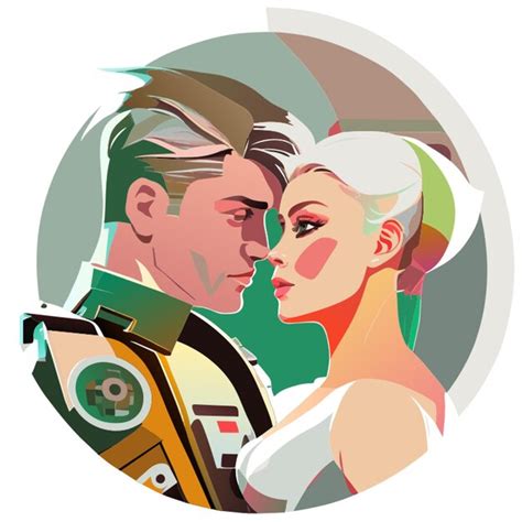 Premium Vector Intimate Love Cyberpunk Vector Illustration