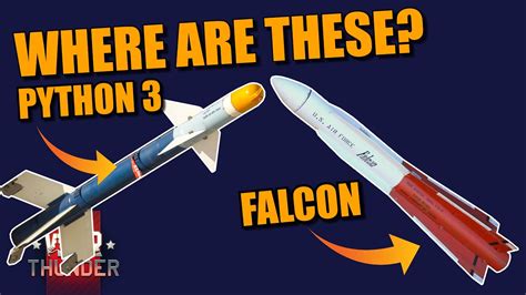 War Thunder Missiles That Need To Be In Game Asap No K 55 Python 3 Or Aim 4 Youtube