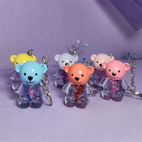 خرید و قیمت برق لب حرارتی خرسی جاکلیدی بالم لب جاسویچی مناسب هدیه برق