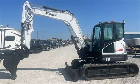 Bobcat E80 Mini Excavator Kraft Auction Service Llc