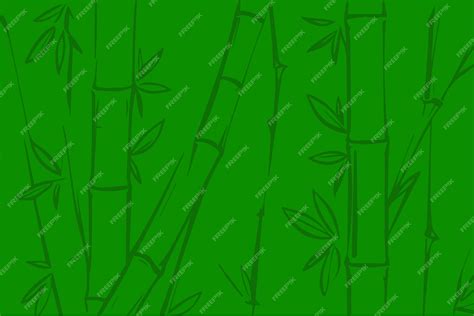 Premium Vector Bamboo Background Vector