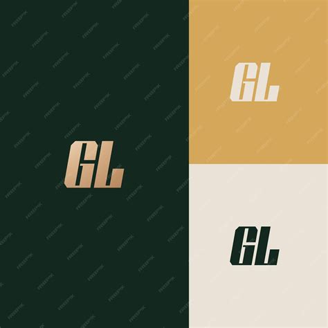 Premium Vector Gl Logo Design Vector Image