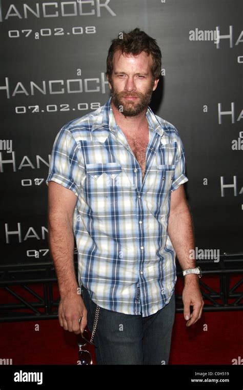 Thomas Jane Hancock Los Angeles Premiere Arrivals Held At The Graumans Chinese Theatre