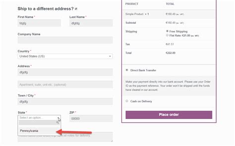 Woocommerce Limit Shipping To Only One State