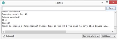 Sidik Jari Akan Tersimpan Dengan Kode 6