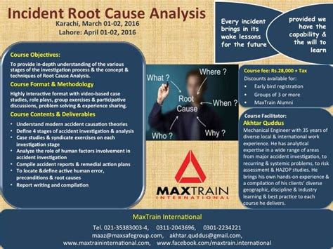 Incident Root Cause Analysis In Karachi