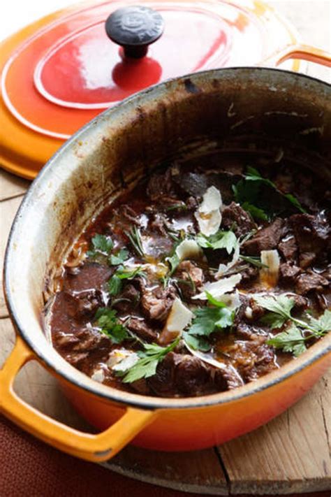 Lamb Stew With Red Wine Anchovies And Parmesan