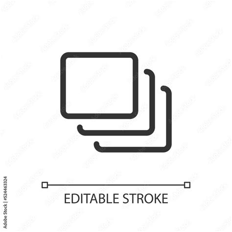 Series Of Layers Pixel Perfect Linear Ui Icon Digital Image Editing Sequence Of Shots GUI UX