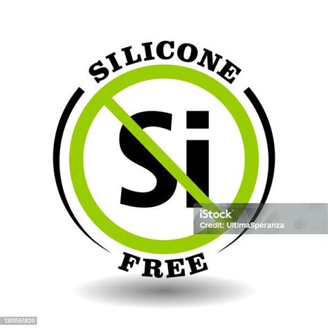 바이오 패키징 라벨에 대한 금지 된 벡터 스탬프 실리콘 무료 건강한 제품 로고 바이오 화학 아이콘 유기농 화장품 Pictogram 천연 의료 농장 표시에 둥근 기호 노 시