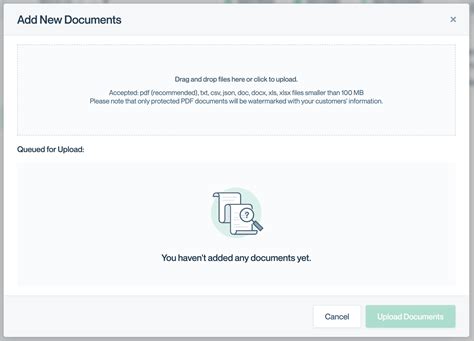Adding New Documents