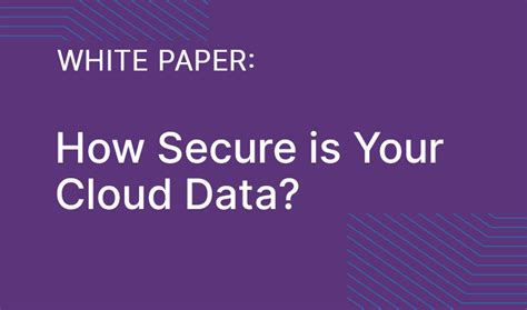 Carbonite How Secure Is Your Cloud Data