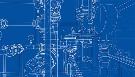 Sketch Of Industrial Equipment Vector Stainless Drawing Pipeline Vector Stainless Drawing