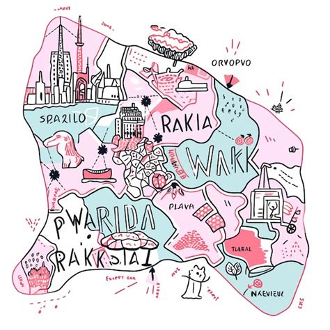 Premium Vector Map For School