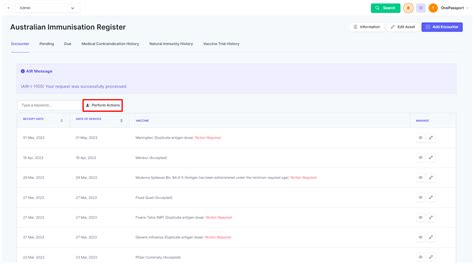 Retrieving Individual Immunisation History Details And Statement Onepassport