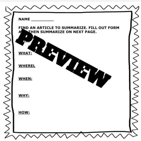 SUMMARIZING NON FICTION TEXT TEMPLATES TO USE YEAR ROUND Create Your Homebabe