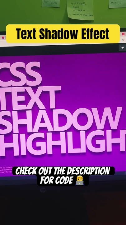 Text Shadow Effect Css Tutorials Shorts Youtube