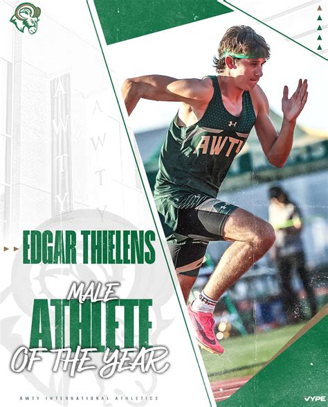 Awty Rams Athletics Congratulations To Edgar Thielens 25 Our Male