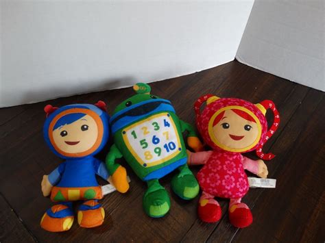 Nick Jr Team Umizoomi Set Of 3 Plush Geo Bot Milli 4712732903