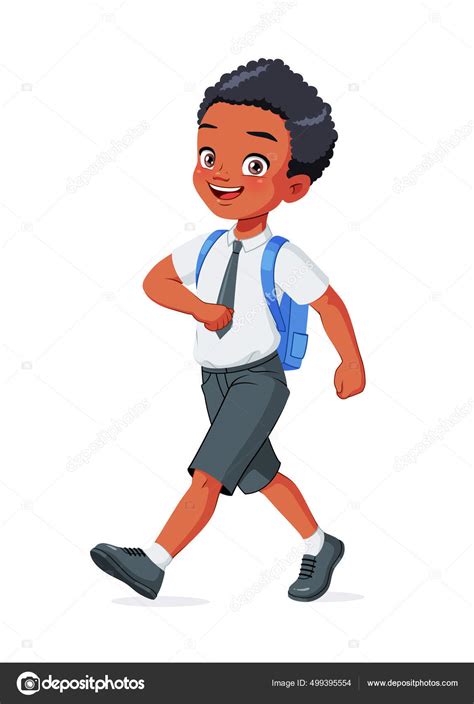 Ni O Negro De Dibujos Animados