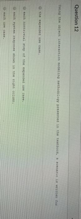 solved question 12 using the object interaction modeling