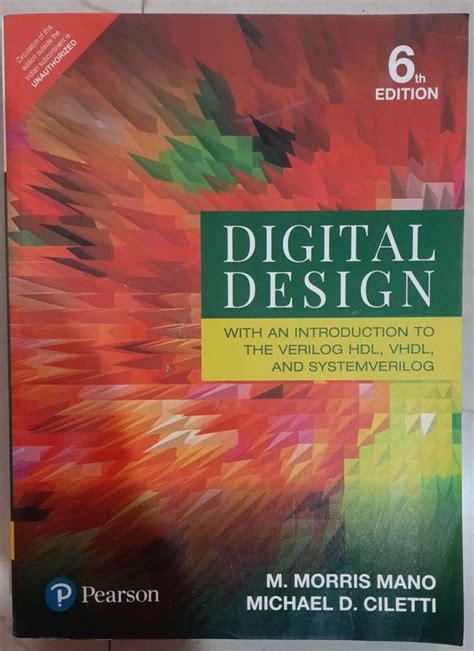 Digital Design With An Introduction To The Verilog Hdl Vhdl And System Verilog 6e Digital