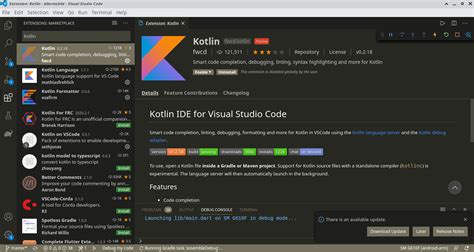 Visual Studio Code VSCode Displays Installing Kotlin Language Server For A Long Time Can I