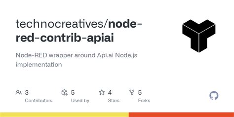 Github Technocreatives Node Red Contrib Apiai Node Red Wrapper Around Api Ai Node Js