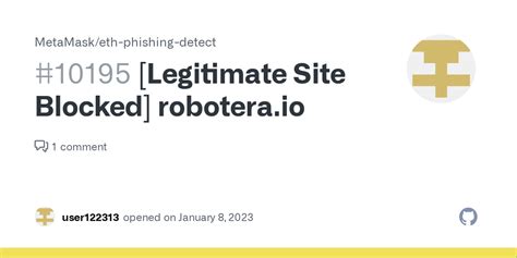 Legitimate Site Blocked · Issue 10195 · Metamasketh