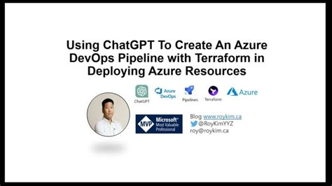 Using Chatgpt To Create An Azure Devops Pipeline With Terraform In