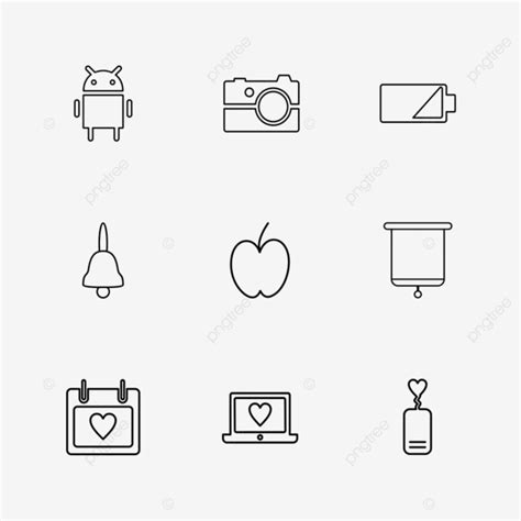 Android Vector Art Png Android Camera Battery Bell Creative Celender Png Image For Free Download