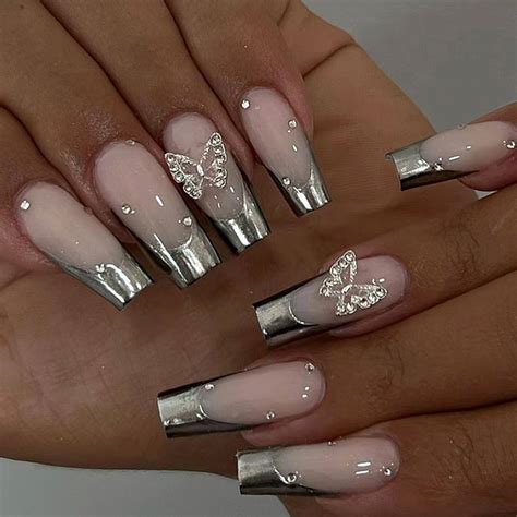 Silver Nail Designs For Wedding 60 Photos
