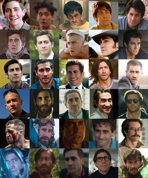 Jake Gyllenhaal Different Faces Pulp Fiction Celebridades Viejitos