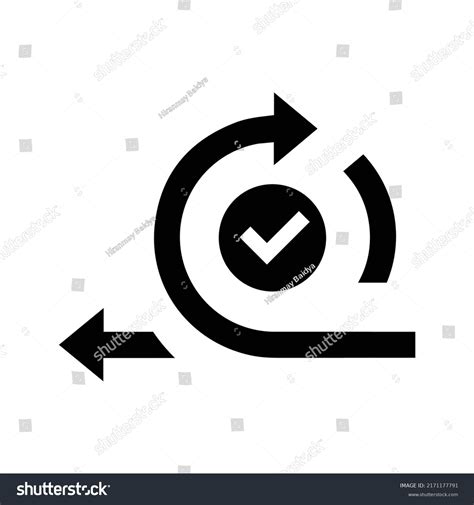 Agile Iteration Scrum Icon Black Vector Stock Vector Royalty Free