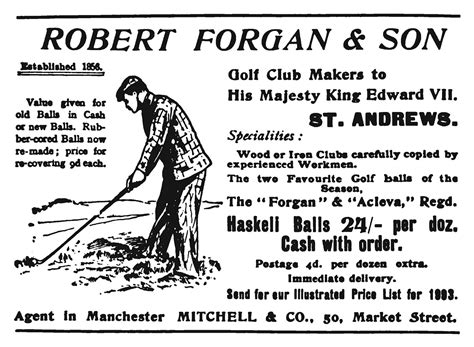 Robert Forgan Golf Club Maker Lost Art Press