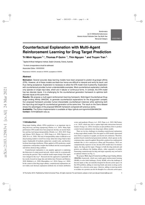 Pdf Counterfactual Explanation With Multi Agent Reinforcement