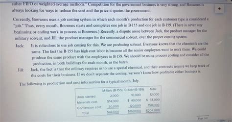 Solved 8 70 Job Costing Process Costing Choosing A Chegg Com