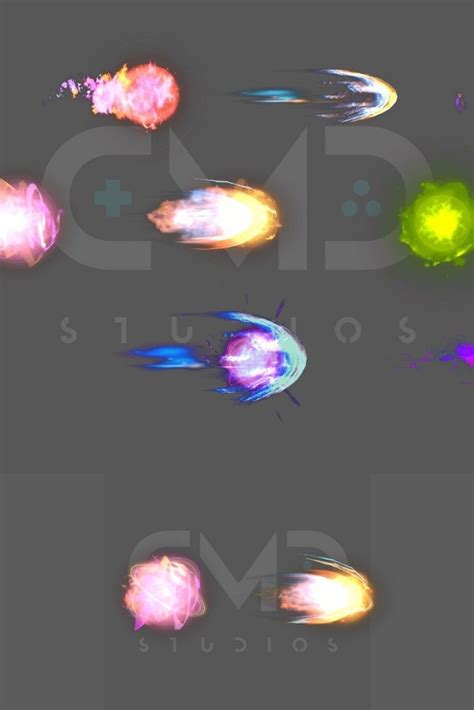 Artstation Vfx Pack Projectile Animations Game Assets Game Assets Animation Games
