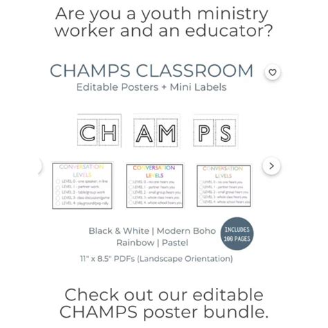 Editable Church Expectations Posters And Behavior Charts Pdf And Canva