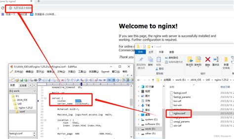 windows安装nginx nginx1 25 3 2 window csdn博客