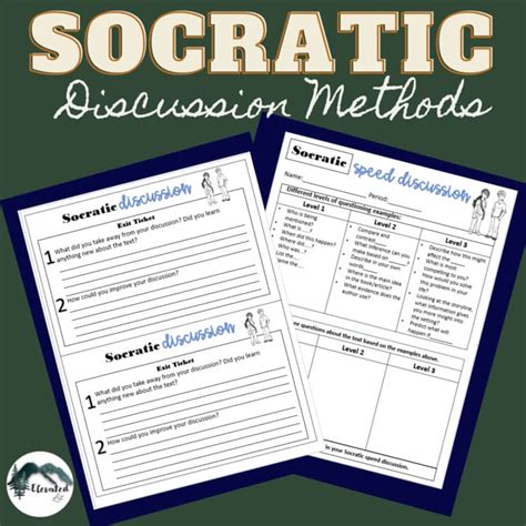 Socratic Discussion Methods By Elevated Lit Tpt