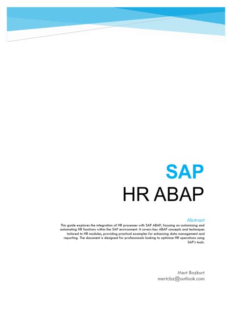 Sap Hr Abap Logical Database And Pnp En Pdf Databases Programming