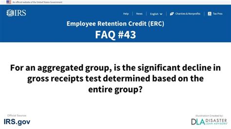 Erc Credit Faq 43 For An Aggregated Group Is The Significant Decline