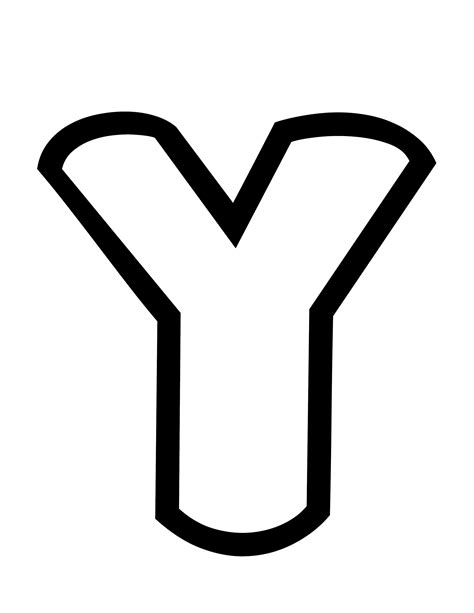 This Is A Free Printable Bubble Letter Y Stencil Bubble Letter Y Cursive Bubble Letters Free